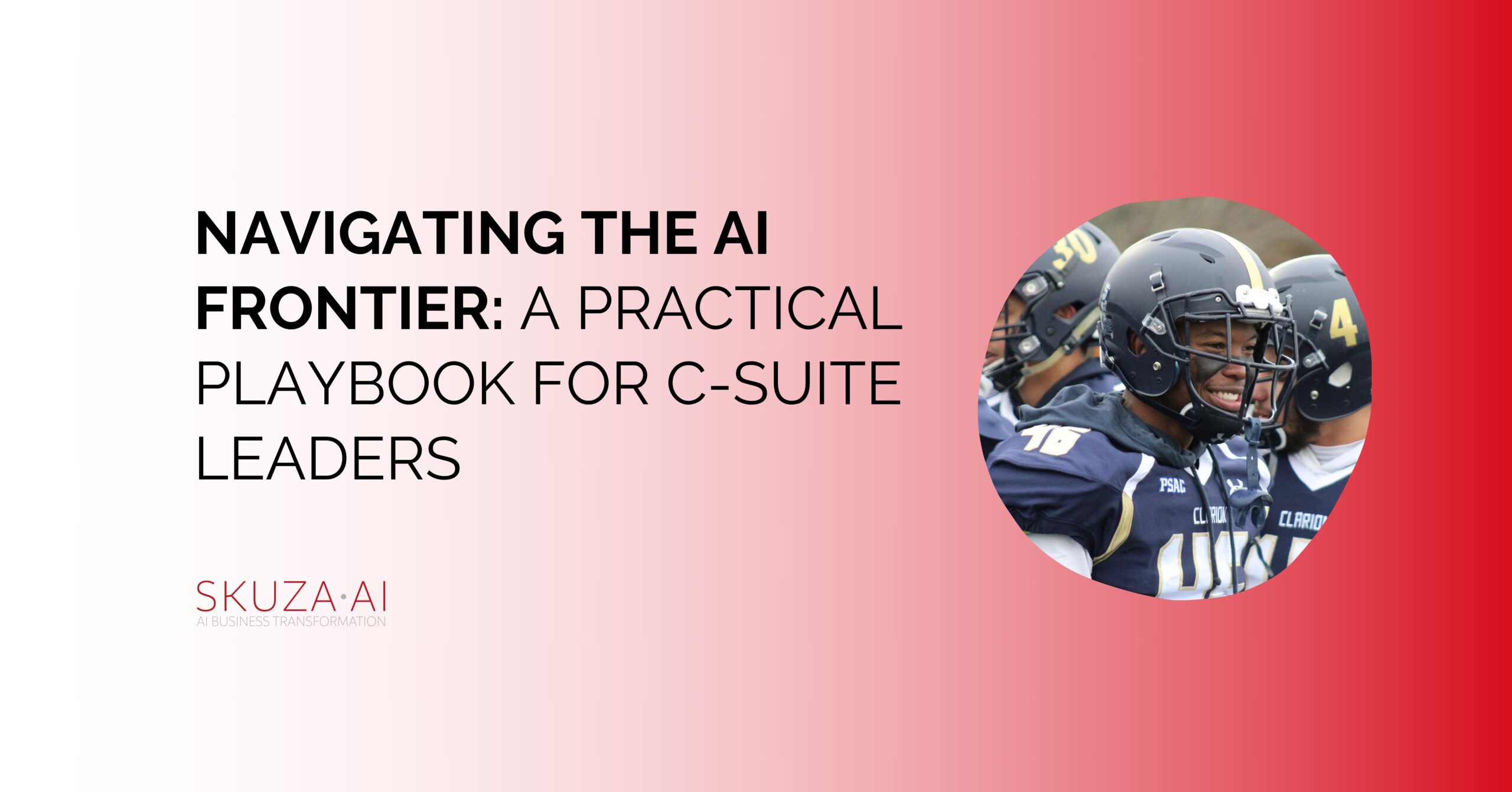 Navigating the AI Frontier: A Practical Playbook for C-Suite Leaders - Arek Skuza